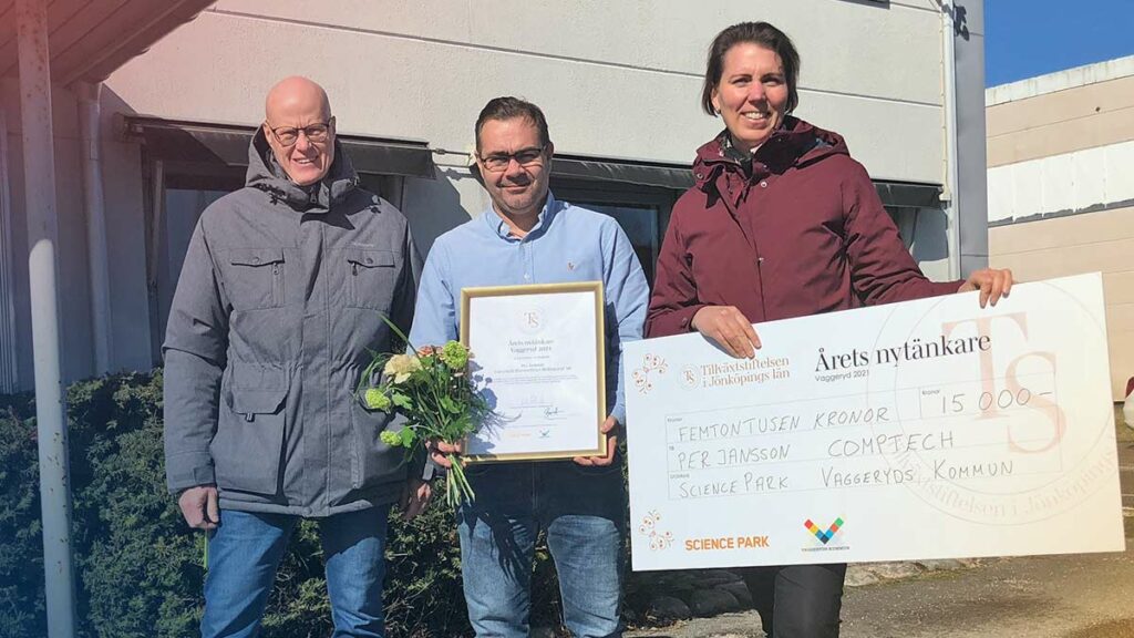 Comptech Rheocasting är Årets nytänkare i Vaggeryd 2021